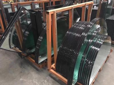 中国 優秀な熱絶縁材が付いている平らな、曲げられた絶縁されたガラス パネル 販売のため