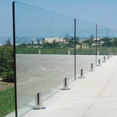 China High Quality Tempered Glass Sheets for 4mm - 19mm Railing / Banister for sale