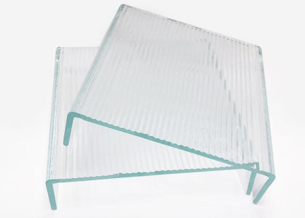 Light Transmission Ultra Clear U Shaped Glass For Curtain Wall