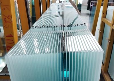 China Opaque 3.2mm Sandblasted Frosted Tempered Glass Panels for sale