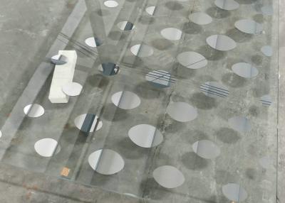 China Vidro curvado 5mm inquebrável de Bent Shape Color Painted Printed à venda