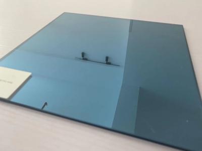 China 8mm Gekleurde Blauwe Polycarbonaat Gelamineerde schokbestendige Glasbladen Te koop