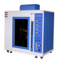 China UL94 Horizontal Vertical Burning Tester 50Hz Plastic Flammability Test Machine 0.5m3 Chamber for sale