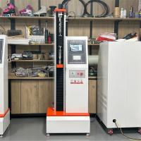 China Universal Testing Machine 5kN Max Load ASTM D2209 Leather Strength Testing Equipment for sale