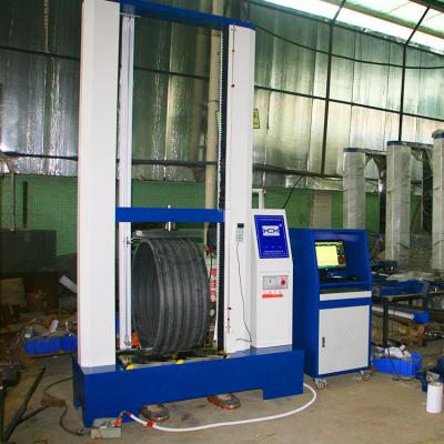 China Starrheitsprüfmaschine Ausrüstung Erfüllung der ISO 9969-Norm 300kn Max-Last für FRP / GRP / GRE-Rohrring zu verkaufen