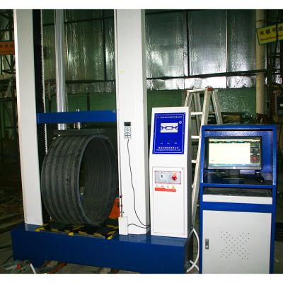 China Starrheitsprüfmaschine Ausrüstung Erfüllung der ISO 9969-Norm 300kn Max-Last für FRP / GRP / GRE-Rohrring zu verkaufen
