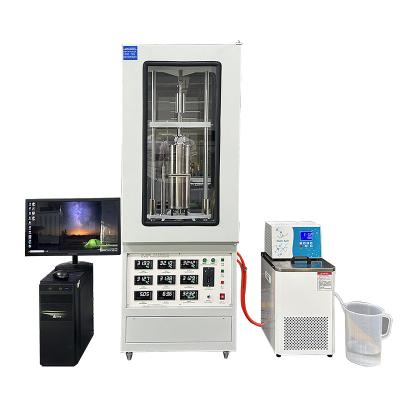 Κίνα Εξοπλισμός δοκιμής θερμικής αγωγιμότητας καουτσούκ πληροί το πρότυπο ASTM D5470-12 Πεδίο μέτρησης πίεσης 0~1000N προς πώληση