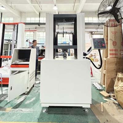 China Equipo de prueba universal Máquina de prueba de fatiga de resorte de gas computarizada 10T Carga máxima 50-300mm/min Velocidad sin pasos en venta