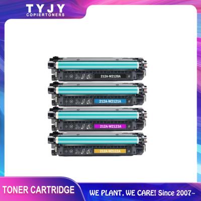 China Toner Cartridge for HP Laserjet M554 M555 MFP578 Printer W2120A W2121A W2122A W2123A Color Toner Set Kit Office Supply for sale