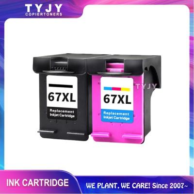 China Ink Cartridge HP 67 67XL for HP 6052 6055 6058 6075 6452 6455 Printer 6458 1225 2752 2755 4140 4152 4155 4158 for sale