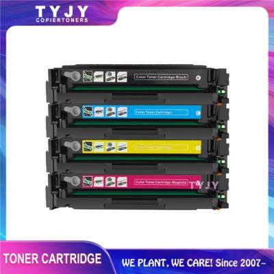 China Toner Cartridge for HP Color Laserjet Pro M254nw MFP M280nw Printer Color Toner Kit Set CF500A(BK) CF501A(C) CF502A(Y) CF503A(M) for sale
