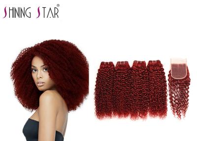 China Kinky Curly Virgin Remy Human Hair Bundles For Black Woman Customized for sale