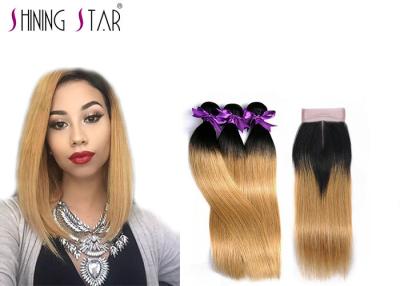 China 3 Blonde Unprocessed Peruvian Hair Bundles For Girls 8a Grade Nice Shine for sale