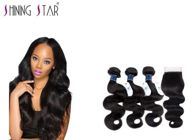 China No Lice Virgin Brazilian Remy Hair Body Wave , 9A Long Body Wave Weave for sale