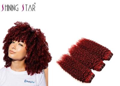 China Afro Kinky Curly Human Hair Bundles 3 Weaves Extensions For Black Woman for sale