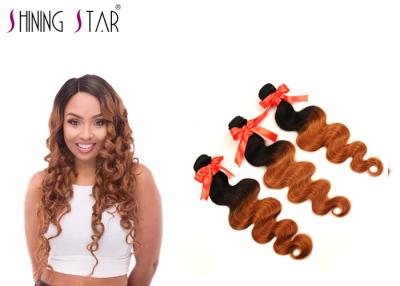 China Long #1B30 Colored Virgin Brazilian Hair 3 Bundles For Black Woman Hand Tied for sale