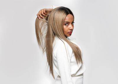 China Straight Human Hair Wigs T1B/Linen Hair Color Lace Front Wigs For Women 4*4 lace for sale