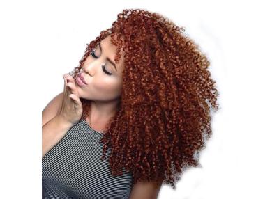 China 4 Bundles Kinky Curly 100 Brazilian Human Hair Weave #30 Full Cuticle Aligned Process for sale