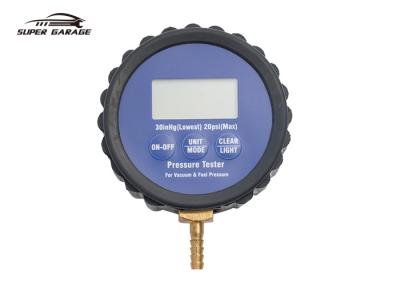 Cina Accuratezza del comparatore 0-30inHg 3% di Digital dei corredi del tester di pressione del carburante e di vuoto in vendita