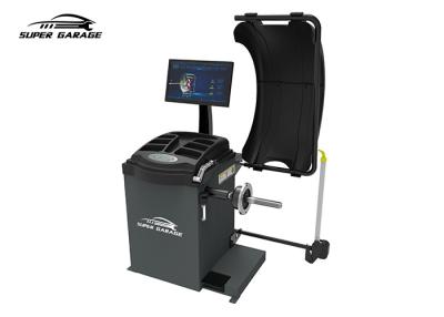中国 LCD表示/レーザーの検出を用いる車のホイールのバランスをとる機械200RPM 販売のため