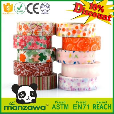 China Fashionable and Easy to use custom printed washi tape for masking tape at reasonable prices for sale