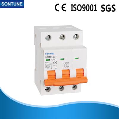 China Langer Leben CER Stm14-63 3 Pole Miniaturleistungsschalter Reihen-(MCB) zu verkaufen