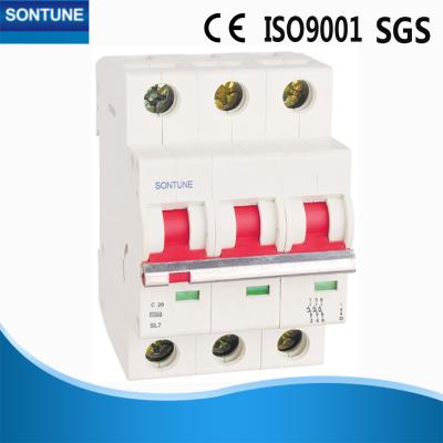 China SL7-63 3 Pole Miniaturreihe Leistungsschalter-IP20 Protecti (MCB) zu verkaufen