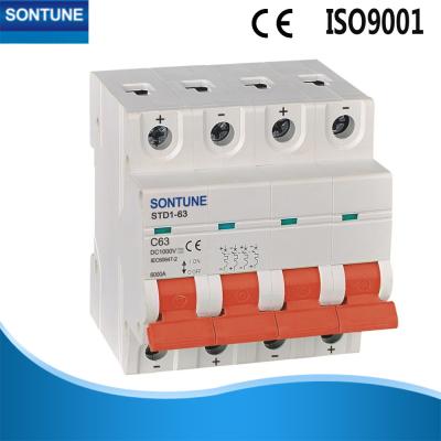 China Tipo capacidad de fractura miniatura de la larga vida del disyuntor 4P 230V de C Mcb alta en venta