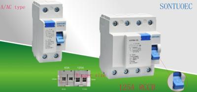 China 125A / de Standaardrccb Stroomonderbreker van 30mA IEC61008 Te koop