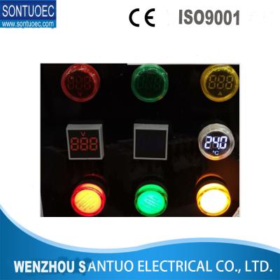 China 3P 4P 63A Amp Panel Current Volt Meter 22mm T90 LED Display for sale