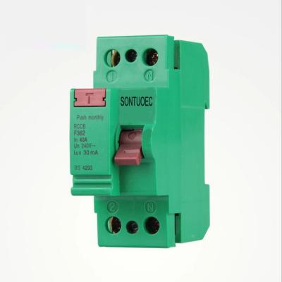 China Leistungsschalter IEC61008 F362 IP20 6KA 2P 63A RCCB zu verkaufen