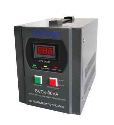 China Single Phase Sontuoec 230V 500VA AC Voltage Regulator Stabilizer for sale