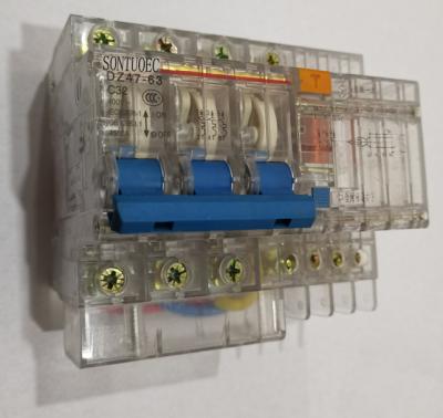 중국 ELCB 손투오텍 63A 380V 직류 다중 부하 접지 계전기 판매용
