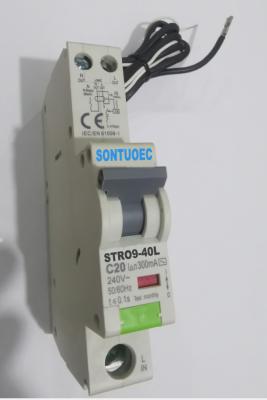 중국 딘 레일 18 밀리미터 10KA 6KA 잔류전류 회로 차단기 판매용