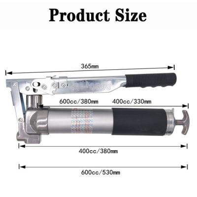 China Regelbaar Rod Type Hand Grease Gun, het Handkanon van het Lage Drukvet Te koop