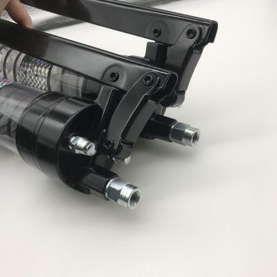 Cina Ingrassatore a siringa della mano della pistola del singolo colpo trasparente. tipo resistente ingrassatore a siringa della leva 600cc in vendita