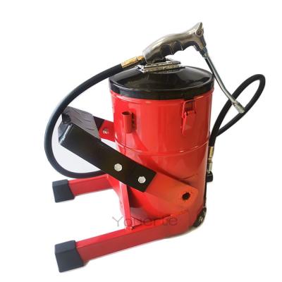 China Butter Hand Operated Grease Pump High Pressure 10l Foot Gun Bucket for sale