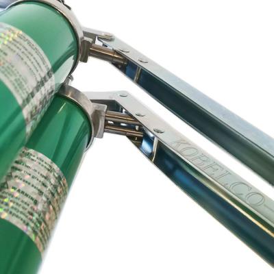 China De enige Dubbele Hand van Rod Lever Operated Grease Gun 600cc - gehouden Hoge druk Te koop