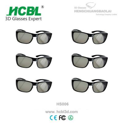 中国 Brigh はホテル TV の鎖のためのフレームの線形分極された 3D ガラスを黒くします 販売のため
