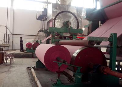 China Bathroom Toliet Paper Roll Making Machine One Floor Layout Customized Color for sale