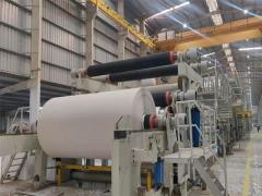 Met een laag bedekt wit 	DuplexKarton die Machine met Hydraulische Headbox maken