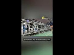 машинное оборудование бумагообрабатывающего станка белой бумаги 3600мм двухпроводное для делать рифля бумагу