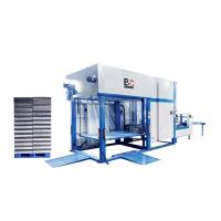 China Double Palletizing Paper Flipping Machine Auto Stacker 1500x1500mm for Packaging for sale