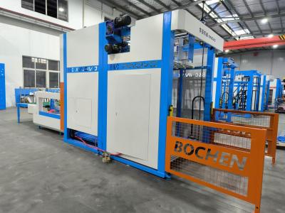 China Productie van hoge snelheidsgolfkarton en automatische stapelmachine voor volledig geautomatiseerd stapelen en lamineren met fluiten Te koop