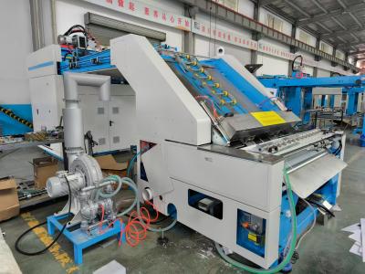 China Topplaat Aligner System High Speed Flute Laminator Machine voor gebogen gegolfd bord met grote roestvrij staal Anilox Roller Te koop