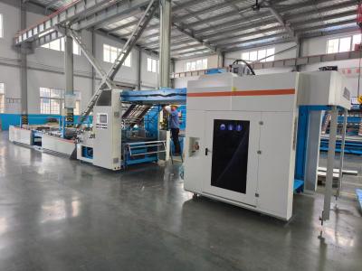 China Vaste, precieze, automatische fluitlamineermachine voor het lamineeren van hoogwaardig gegolfd karton Te koop