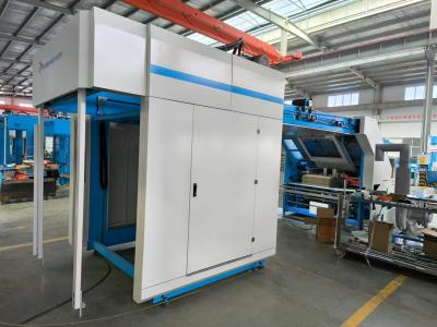 China Geavanceerde technologie High Speed Flute Laminator Machine met grote roestvrij staal Anilox Roller en circulerende lijm systeem Te koop