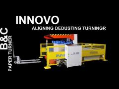 Empilhamento automático virador de pilha de papel 1300mm 10KW 380V