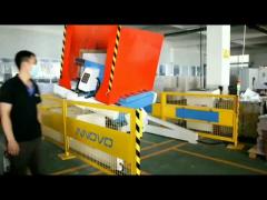 máquina de papel do falhanço de Turner Automatic Pallet Feeding Flip da carga de 1450mm
