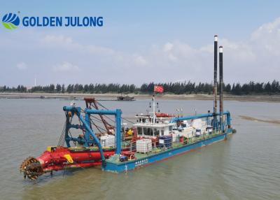 China Dredger de sucção de cortador de rio de lago personalizado JLCSD300 Auger Dredger de sucção à venda